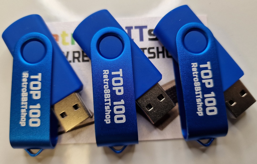 Retro8bitshop Commodore 64 TOP 100 Games USB Stick - 128MB - Etsy