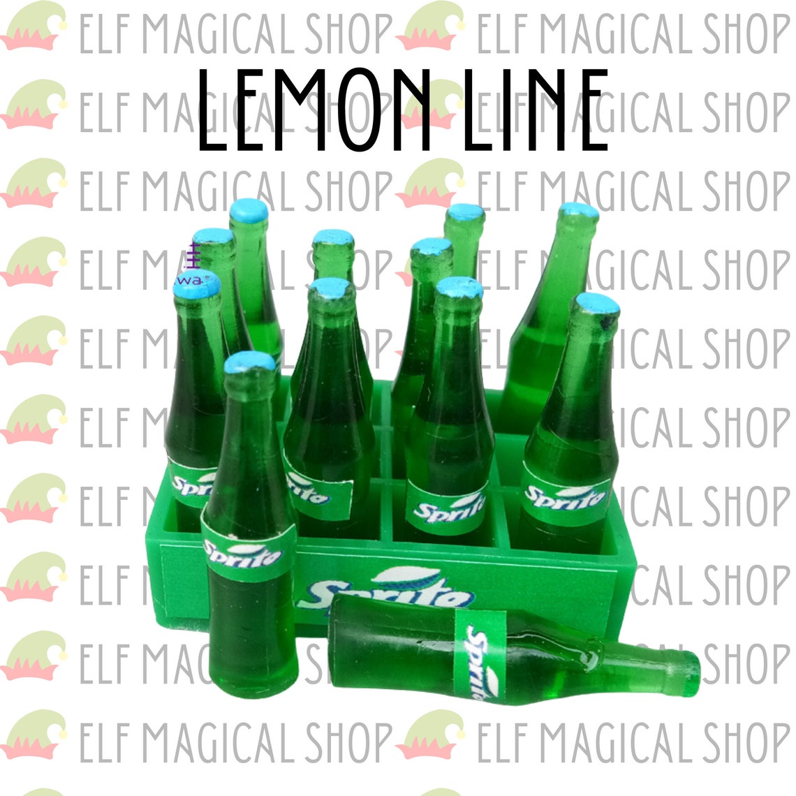 Miniature Soda Pop Bottle Soda Pop for Christmas Elf Doll Doll House ...