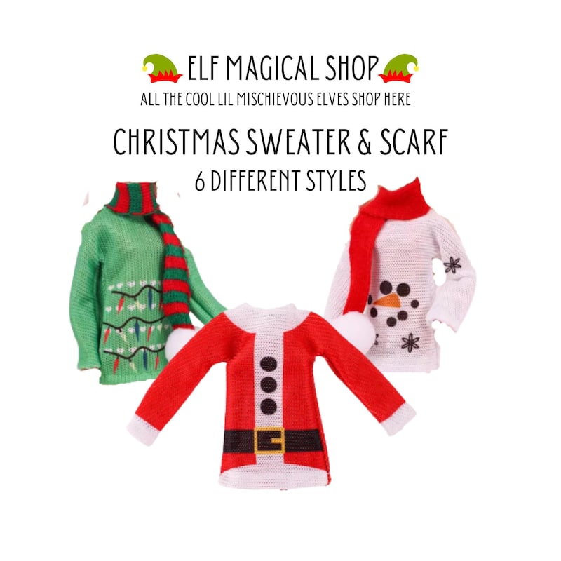 Elf on Shelf Sweater - Etsy
