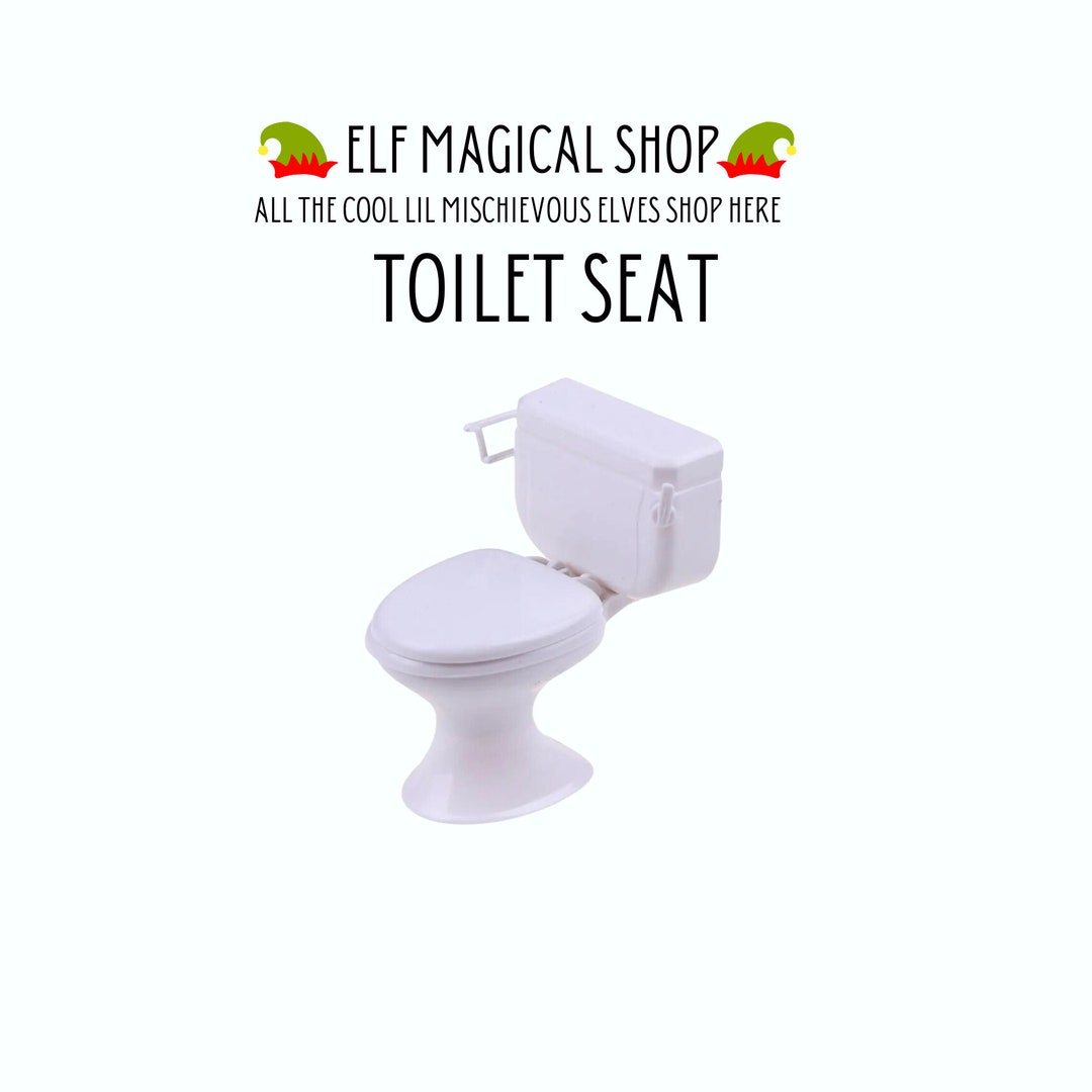 Elf Toilet Miniature Potty Seat for Christmas Elf Doll Doll Size Toilet ...