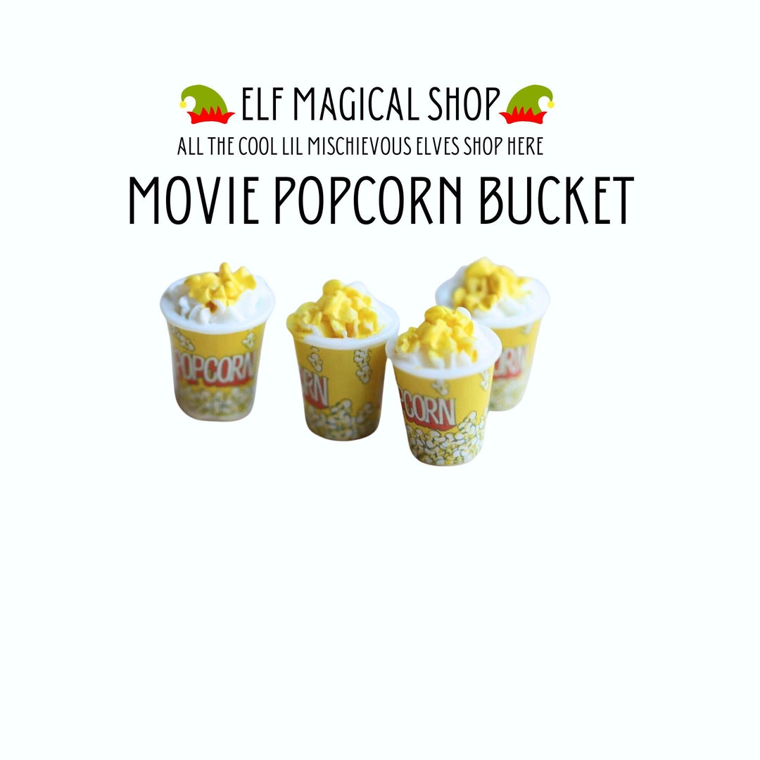 Miniature Popcorn Bucket | Mini Popcorn for Christmas Doll | Doll Size ...