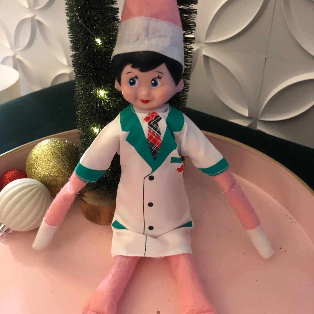Elf Costume Doctor or Nurse Outfit for Elf Doll Doll Size Doctor and ...