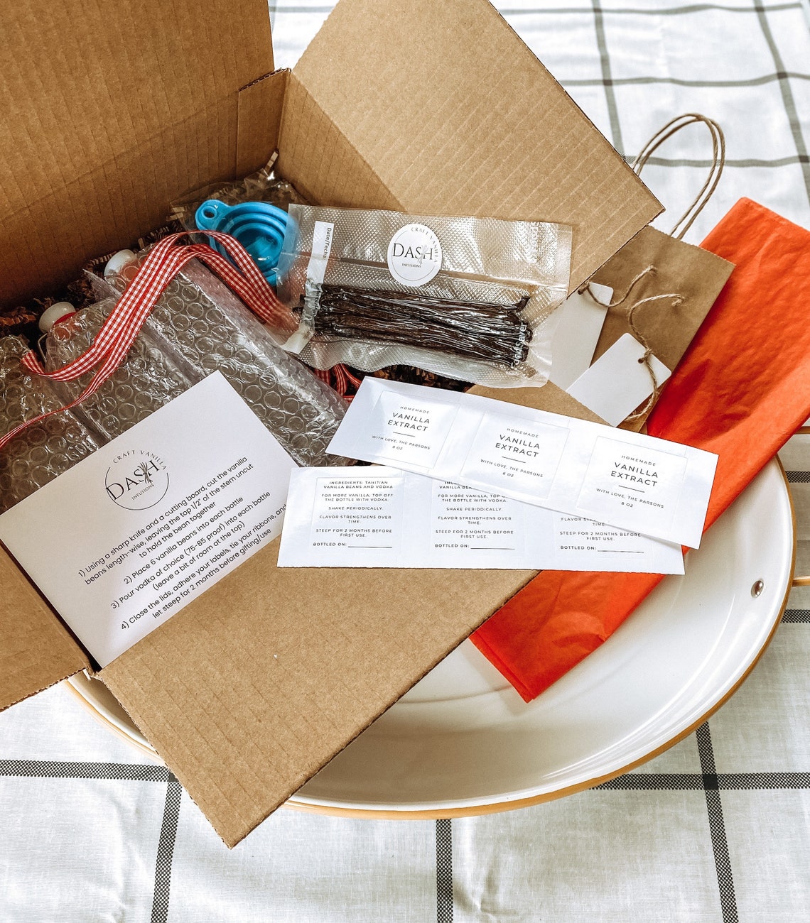 4-pack Homemade Vanilla Extract Kit | DIY Vanilla Extract for Teachers ...