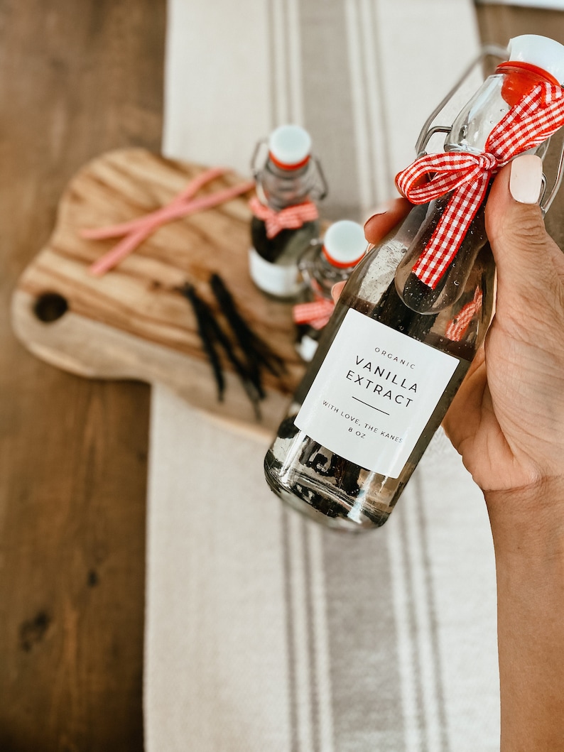 4-pack Homemade Vanilla Extract Kit DIY Vanilla Extract for - Etsy