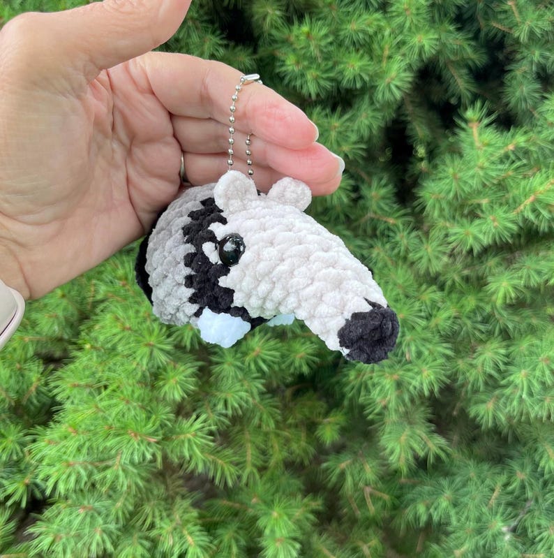 Anteater Plushie Keychain or Bag Charm: Soft Stuffed Animal Desk or ...