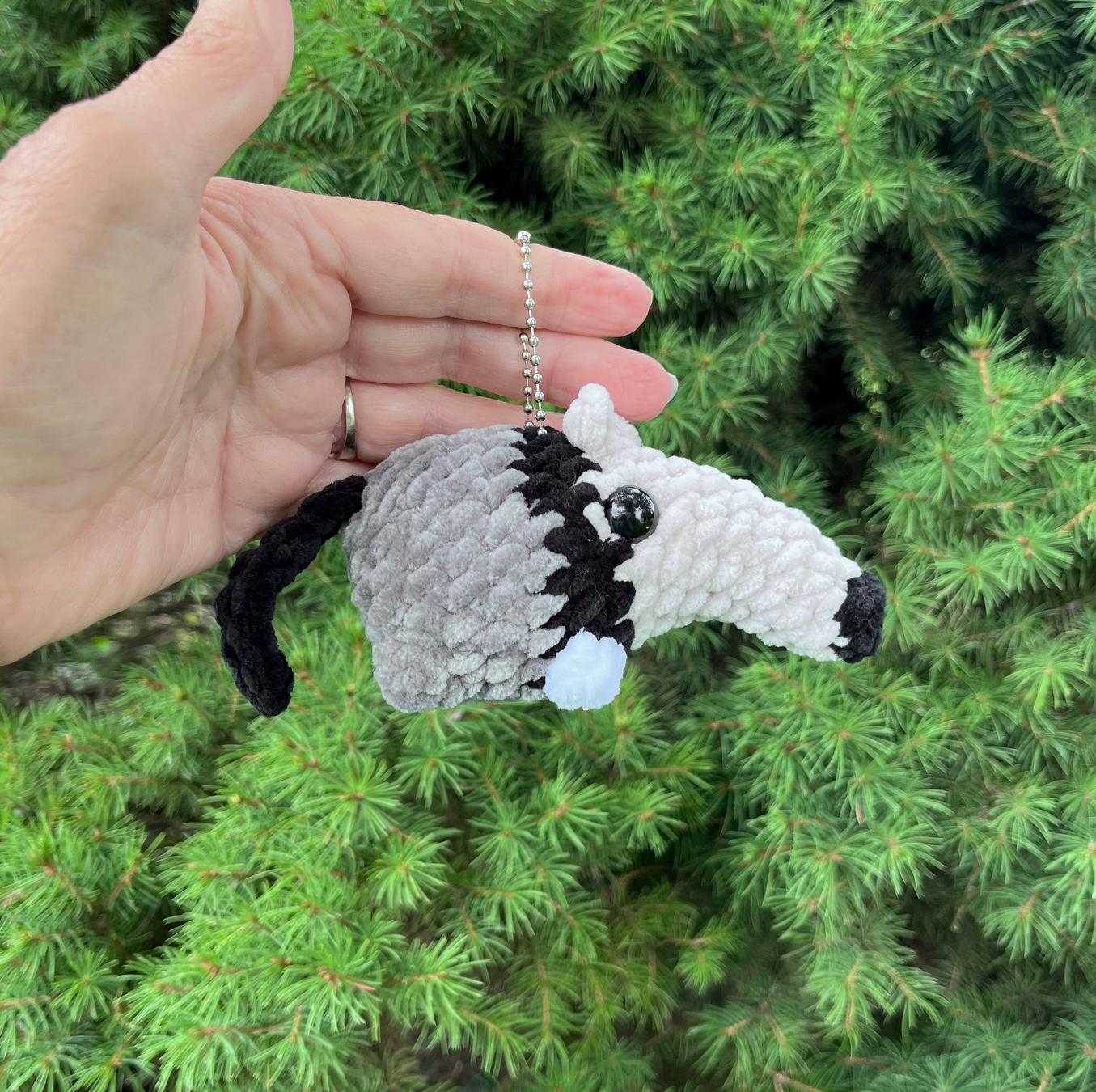 Anteater Plushie Keychain or Bag Charm: Soft Stuffed Animal Desk or ...