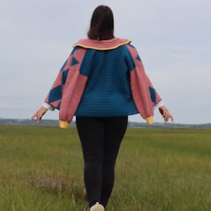 PDF Pattern Tutorial Crochet Cardigan Howl's Moving Catle Inspired ...