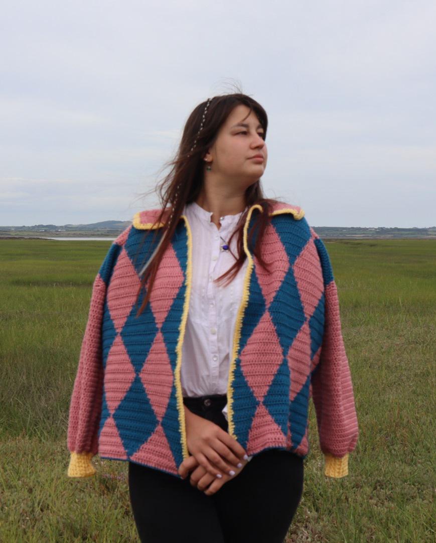 PDF Pattern Tutorial Crochet Cardigan Howl's Moving Catle Inspired ...