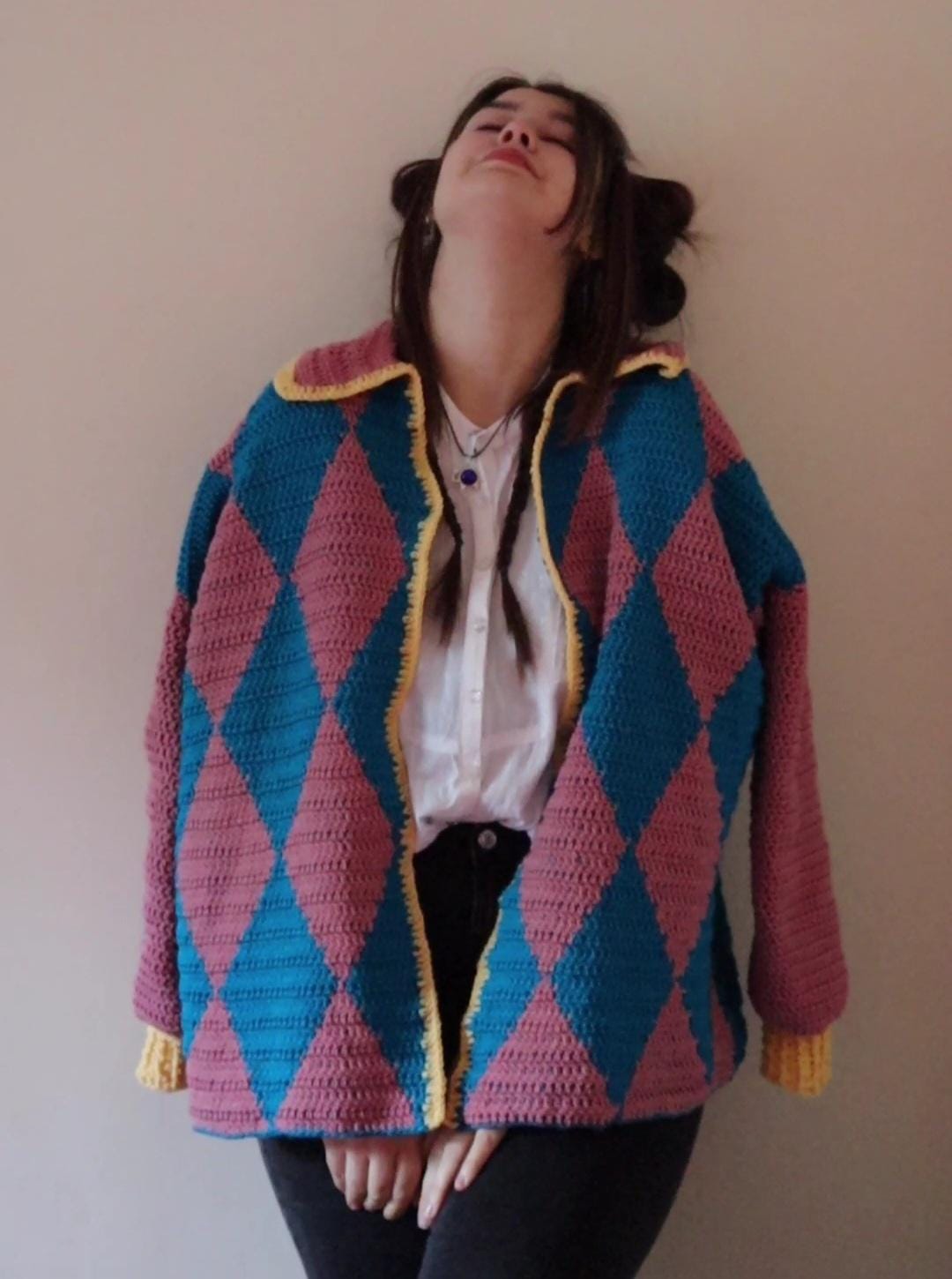 PDF Pattern Tutorial Crochet Cardigan Howl's Moving Catle Inspired ...