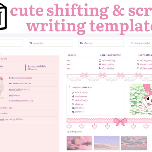 Shifting Reality Template - Etsy Shifting Reality Template - Etsy