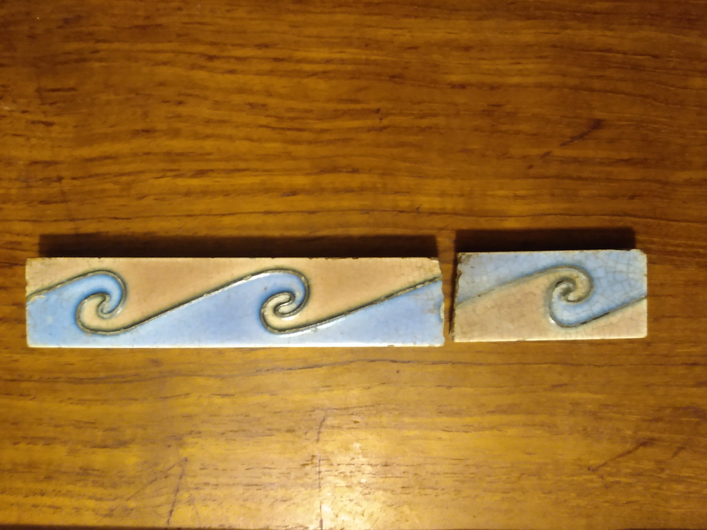 Vintage 1930s Wheeling Tile Border Ocean Waves Tiles 6 X 1 X - Etsy