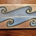 Vintage 1930s Wheeling Tile Border Ocean Waves Tile, 6 X 1 X .25 Inch ...