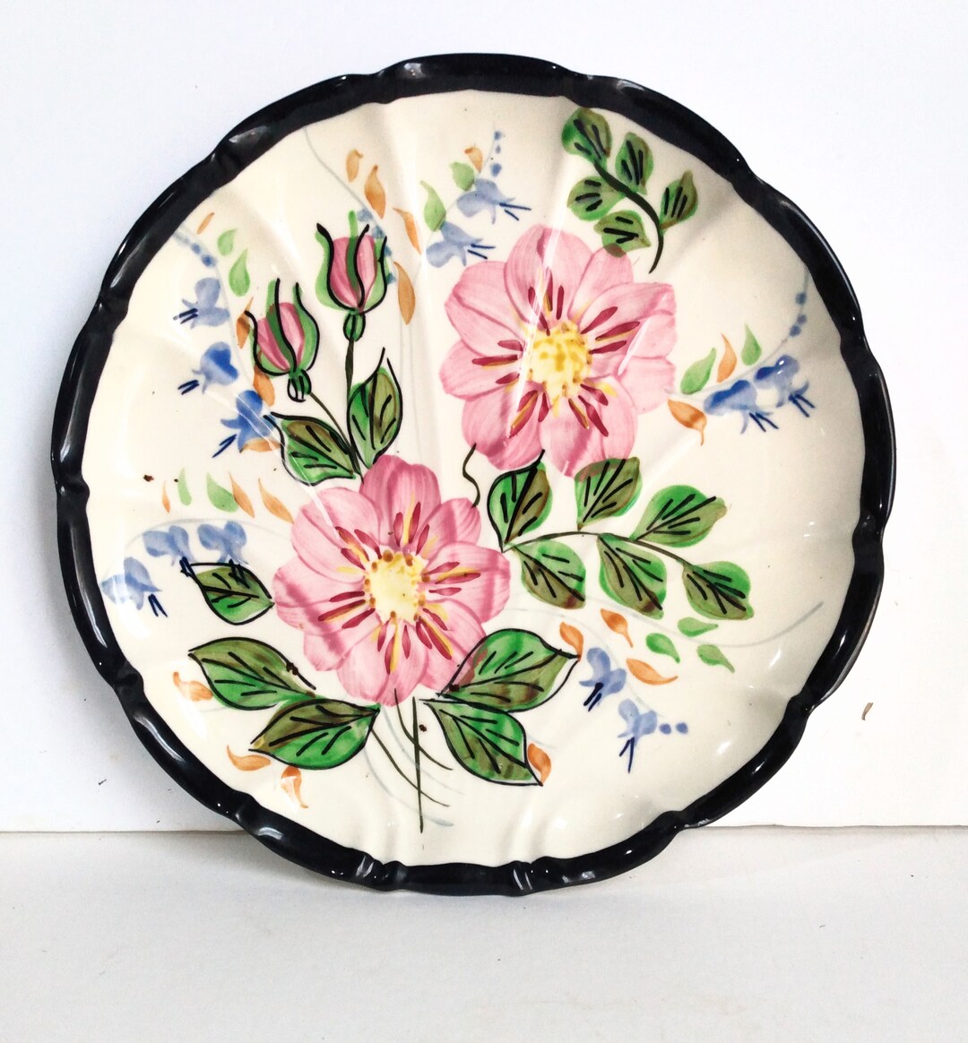 Excellent Vintage Blue Ridge Pottery Hand Painted Pretty Pink - Etsy