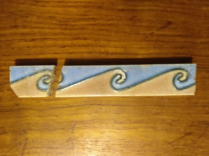 Vintage 1930s Wheeling Tile Border Ocean Waves Tiles 6 X 1 X - Etsy