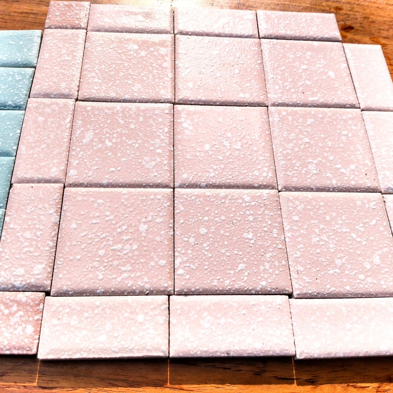Pink Mosaic Tiles - Etsy