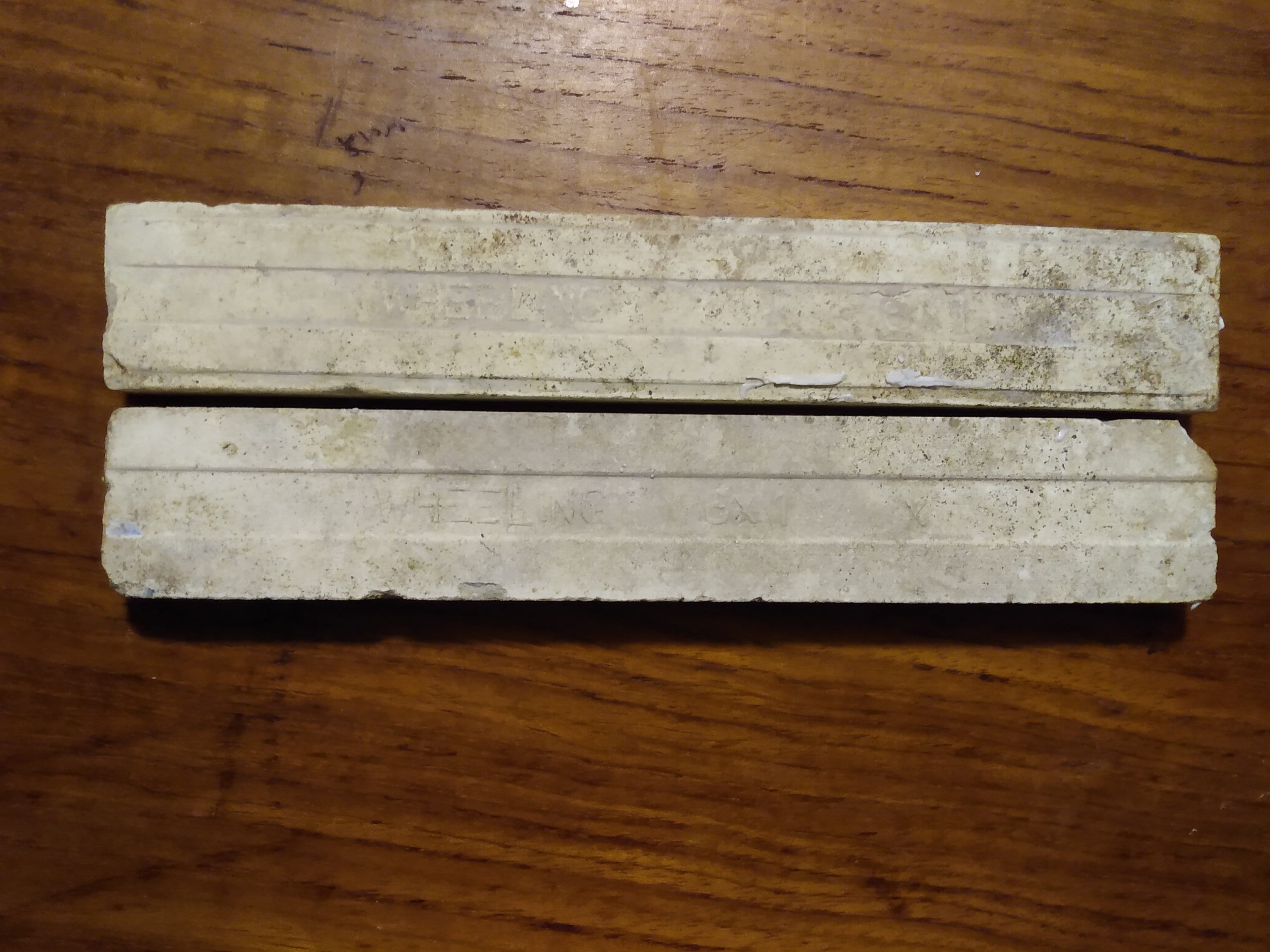 Vintage 1930s Wheeling Tile Border Ocean Waves Tile, 6 X 1 X .25 Inch ...