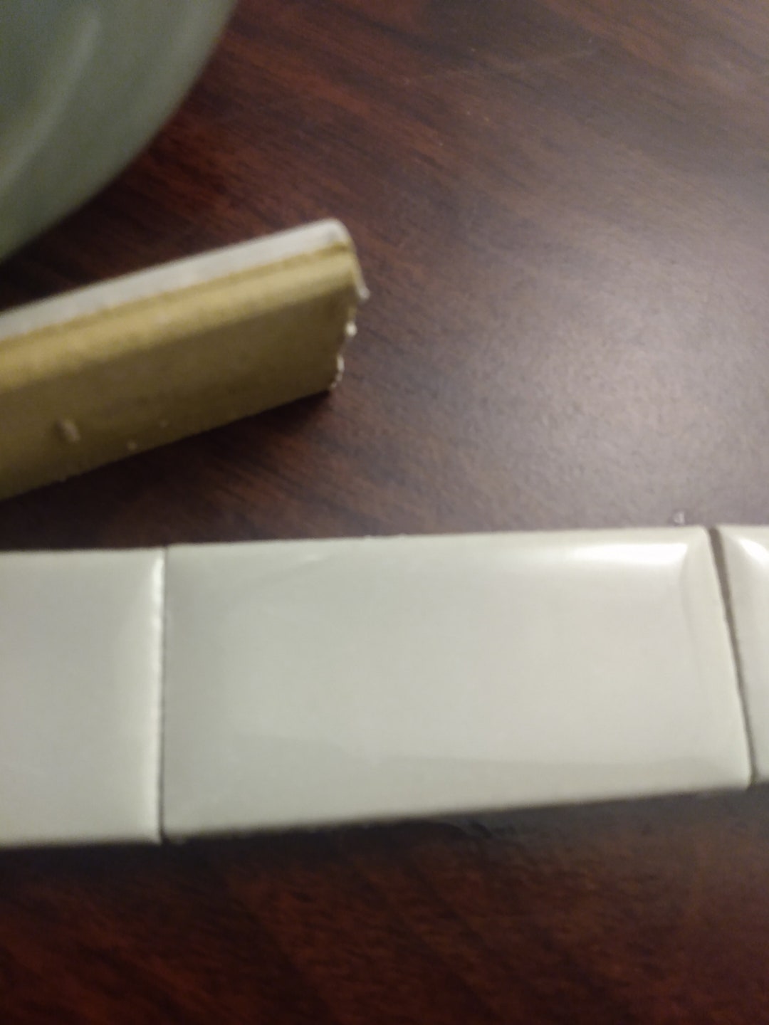 Vintage Glossy Celadon Grey Green or Sage Green 1 X 2 Ceramic Mosaic ...