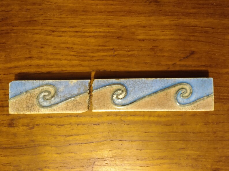 Vintage 1930s Wheeling Tile Border Ocean Waves Tiles 6 X 1 X - Etsy