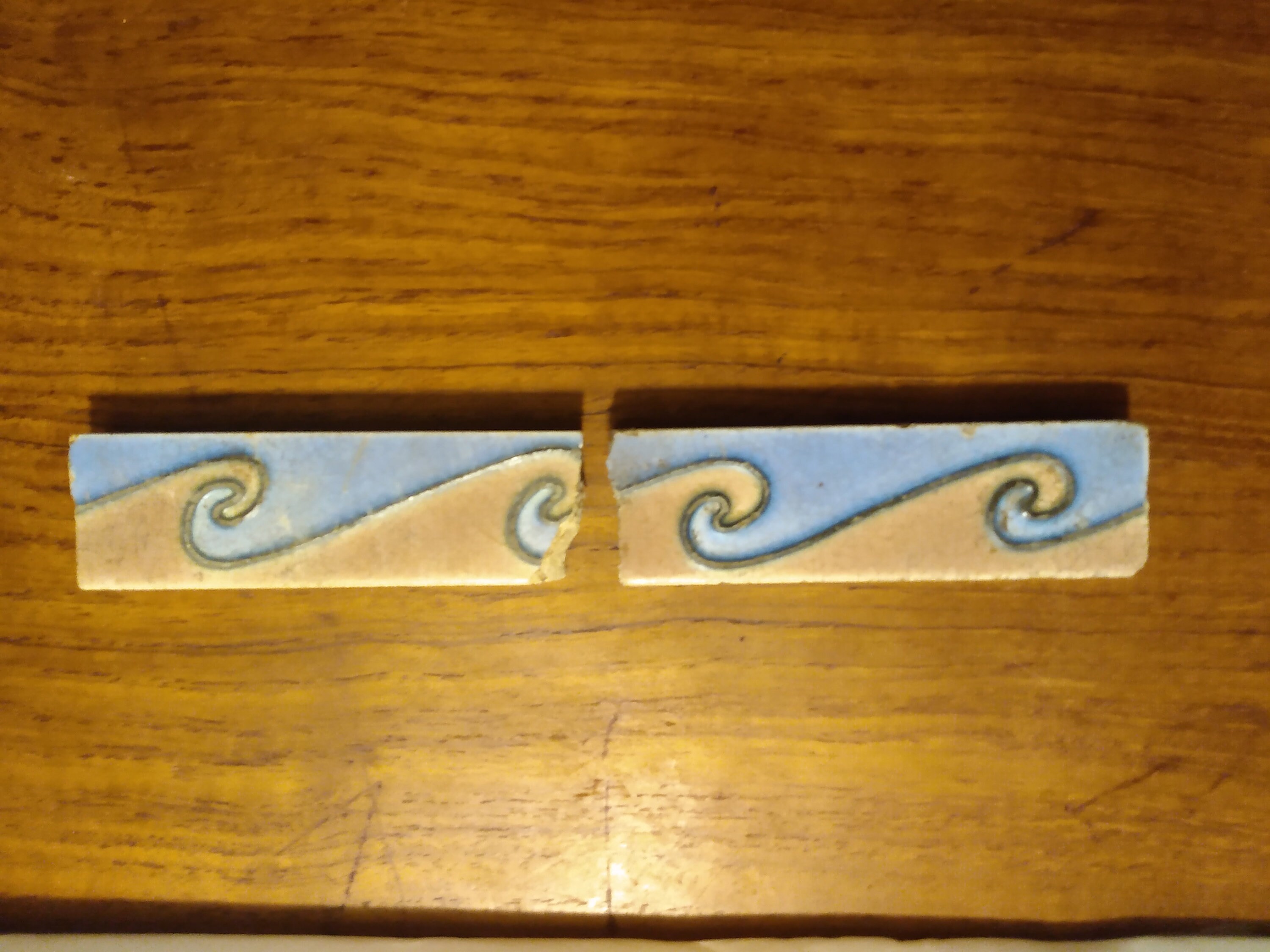 Vintage 1930s Wheeling Tile Border Ocean Waves Tiles 6 X 1 X - Etsy