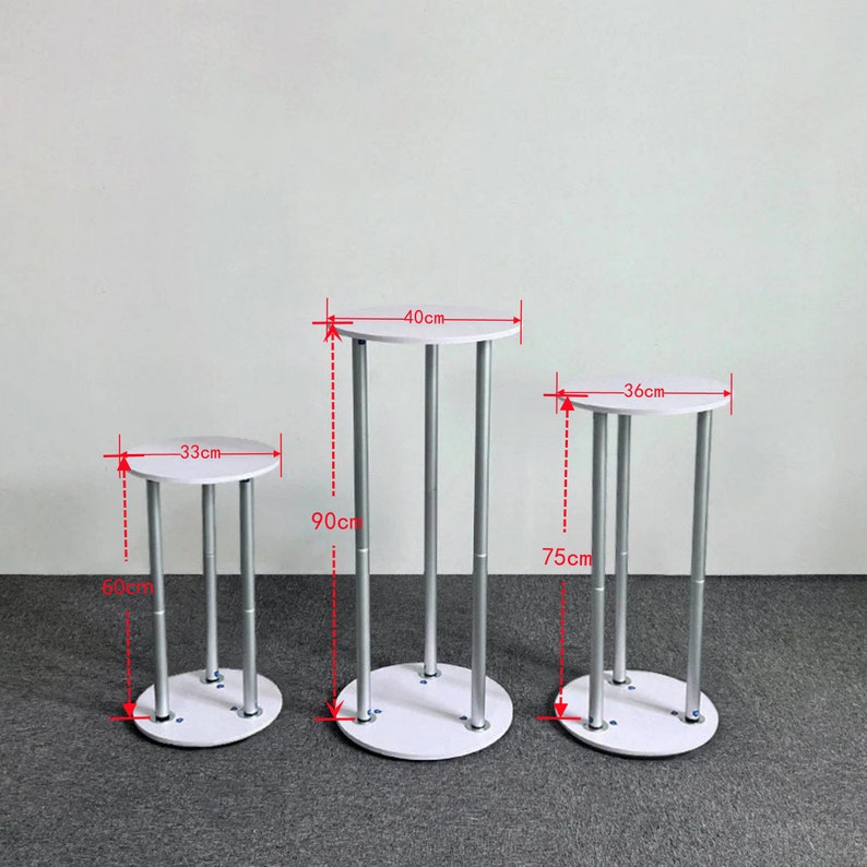 Custom Design Collapsible Pedestal Table Cover Cylinder Stand - Etsy