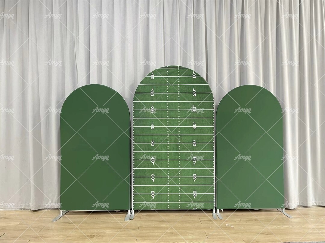American Football Arch Backdrop Touchdown Rugby Sprot Green Grass ...