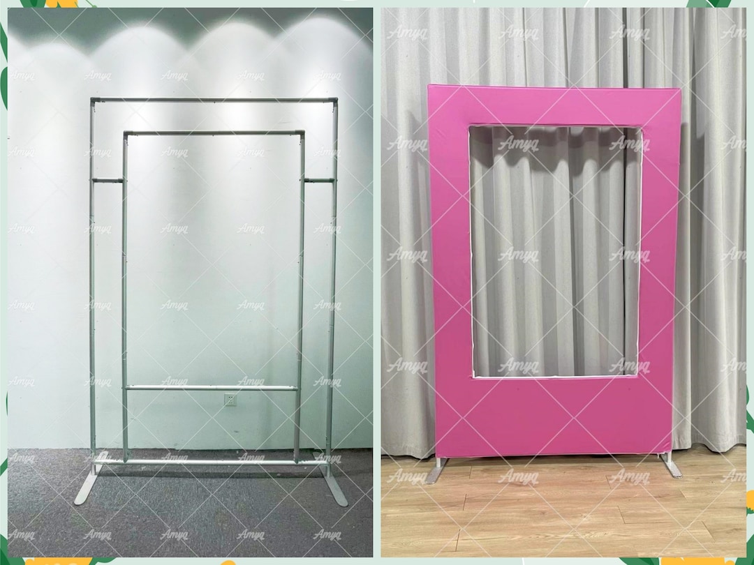 Photo Booth Frame Fabric Cover Backdrop Stand Arch Backdrop,free Design ...