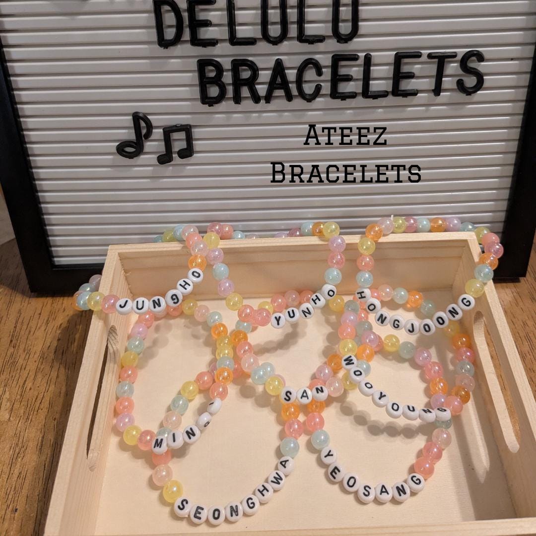 Ateez Bracelet, Ateez Friendship Bracelet, Atiny Friendship Bracelet ...