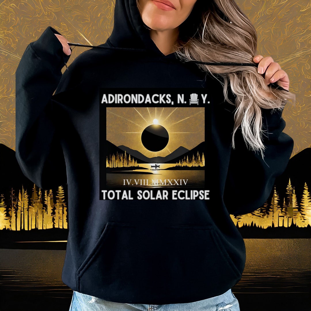 Eclipse 2024 Adirondacks Shirt, Adirondack Mountains Eclipse, Eclipse ...