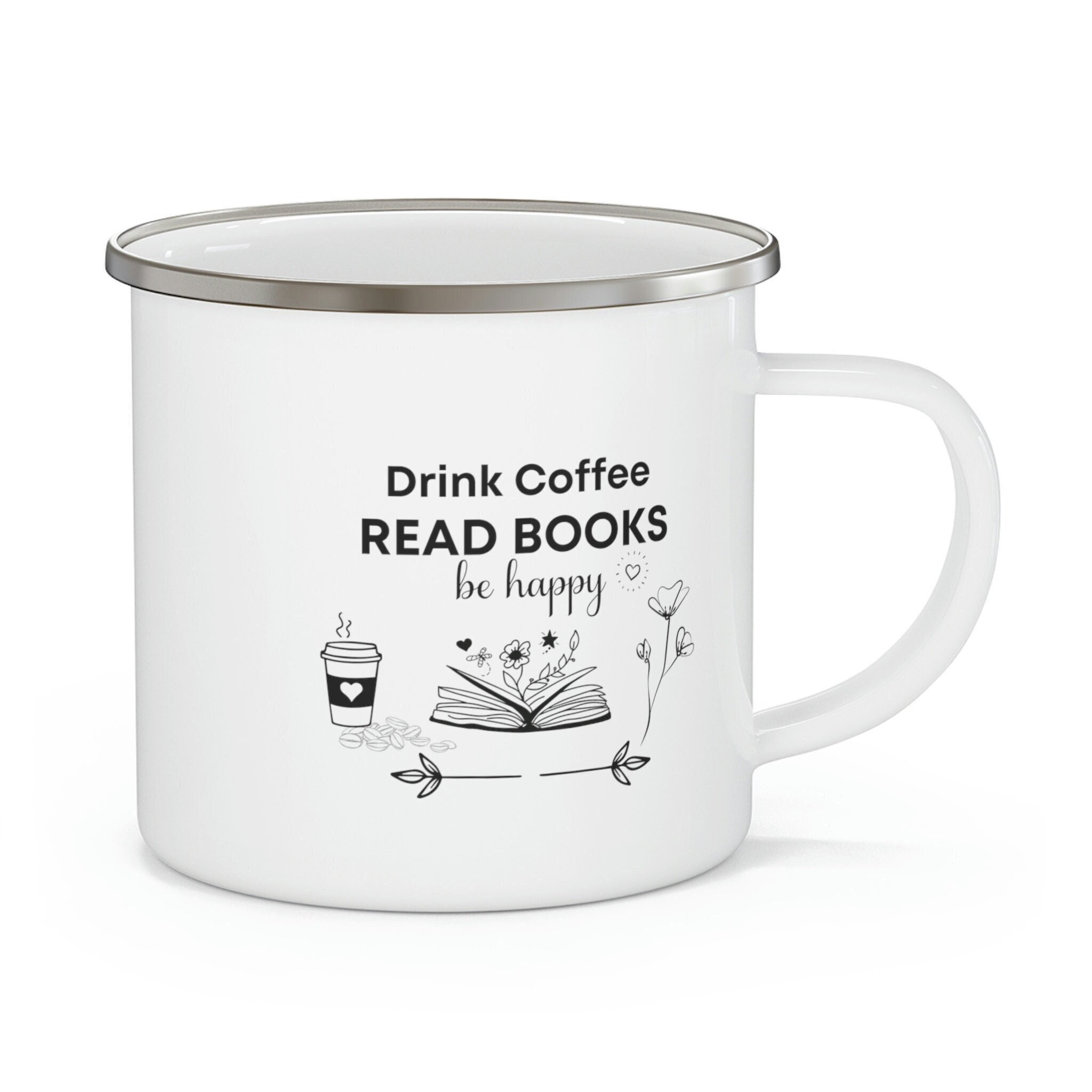 Read Books Drink Coffee Be Happy, Coffee and Book Shirt, Coffee and ...
