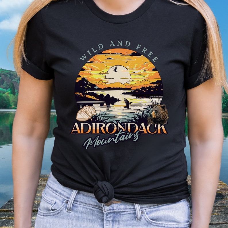 Adirondacks Shirt, Upstate New York Shirt, Adirondacks Souvenir, ADK ...