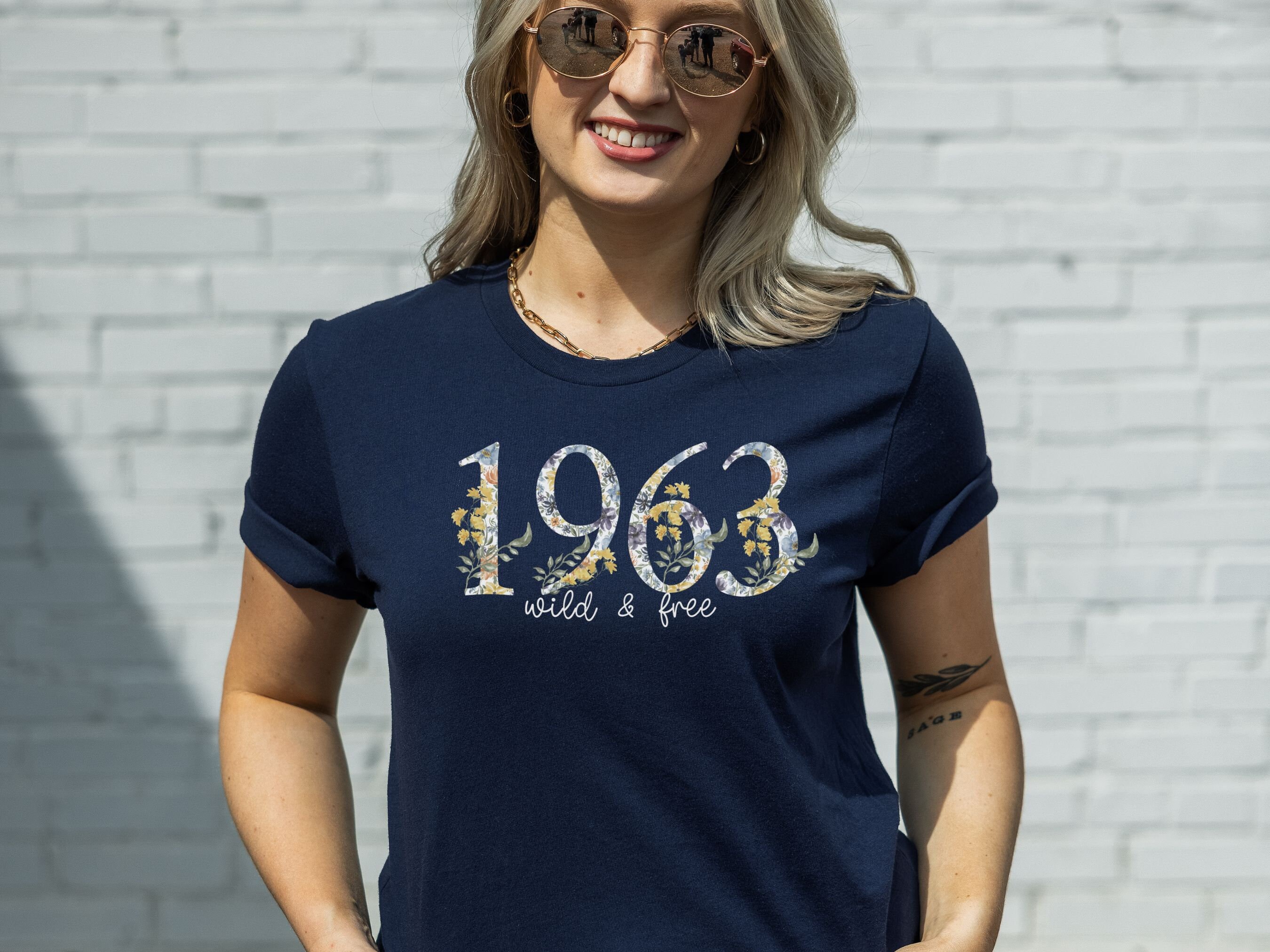 60th Birthday Shirt, Vintage 1963 Shirt, 60th Birthday Gift for Women ...