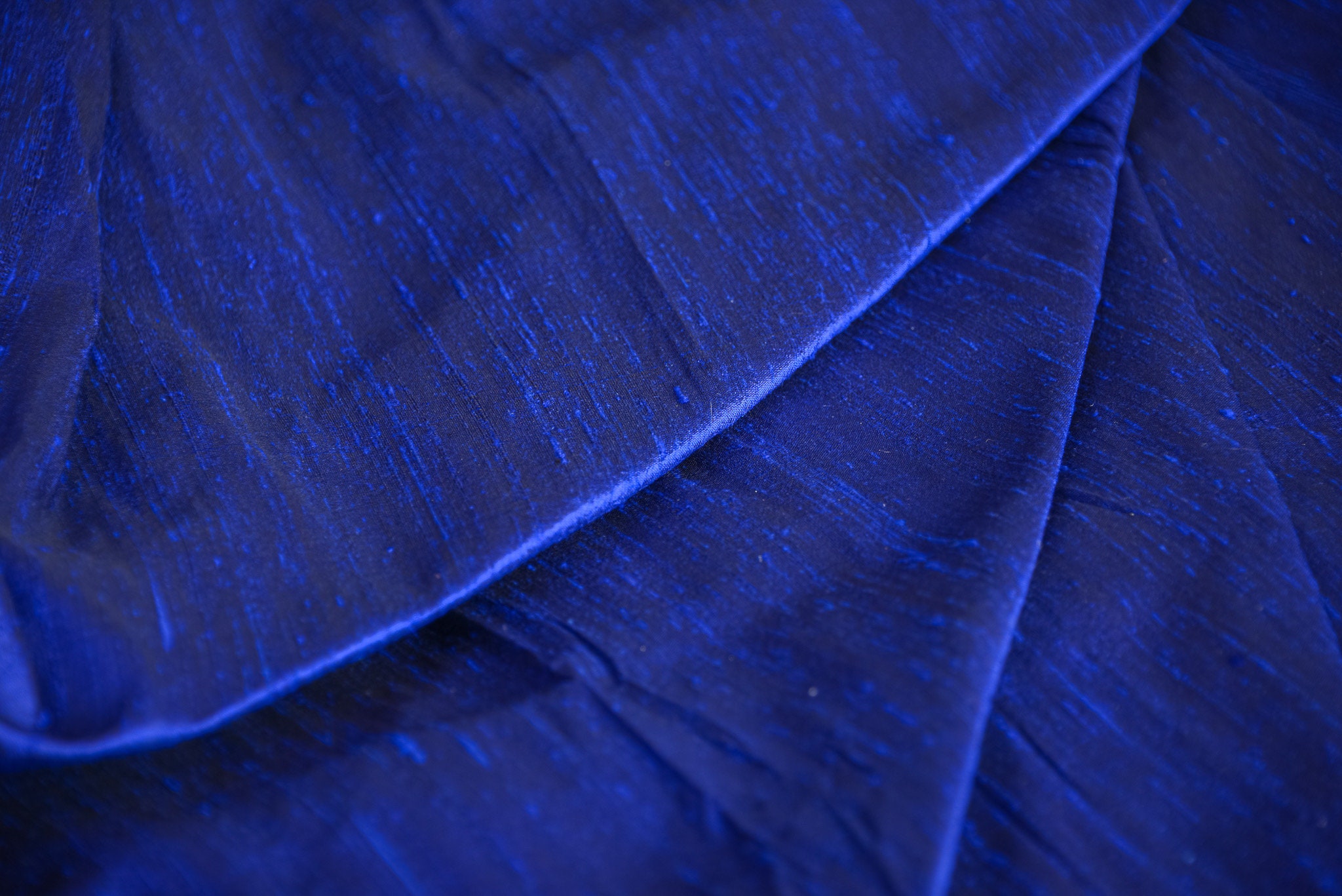 DUPIONI SILK Blue - 100% PURE Raw Silk, Dress, Wedding, Quilt, Sew ...