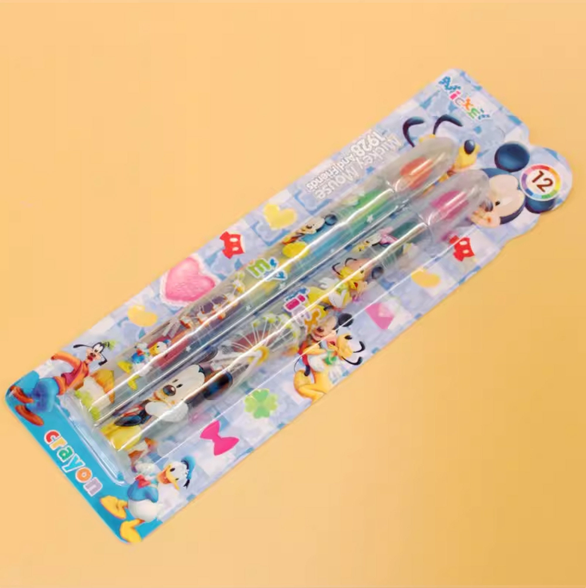 Disney Mickey Mouse Cartoon Children Birthday Gift Ruler Pencil ...
