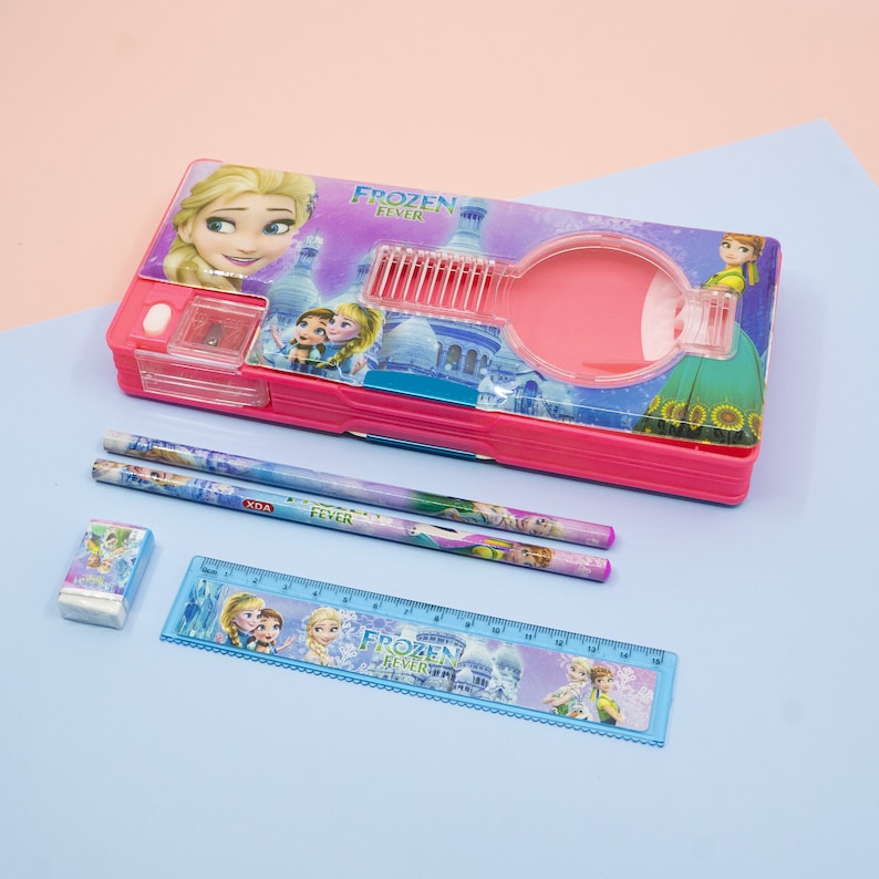 Frozen Elsa Anna Disney Cartoon Children Birthday Gift Ruler Pencil ...