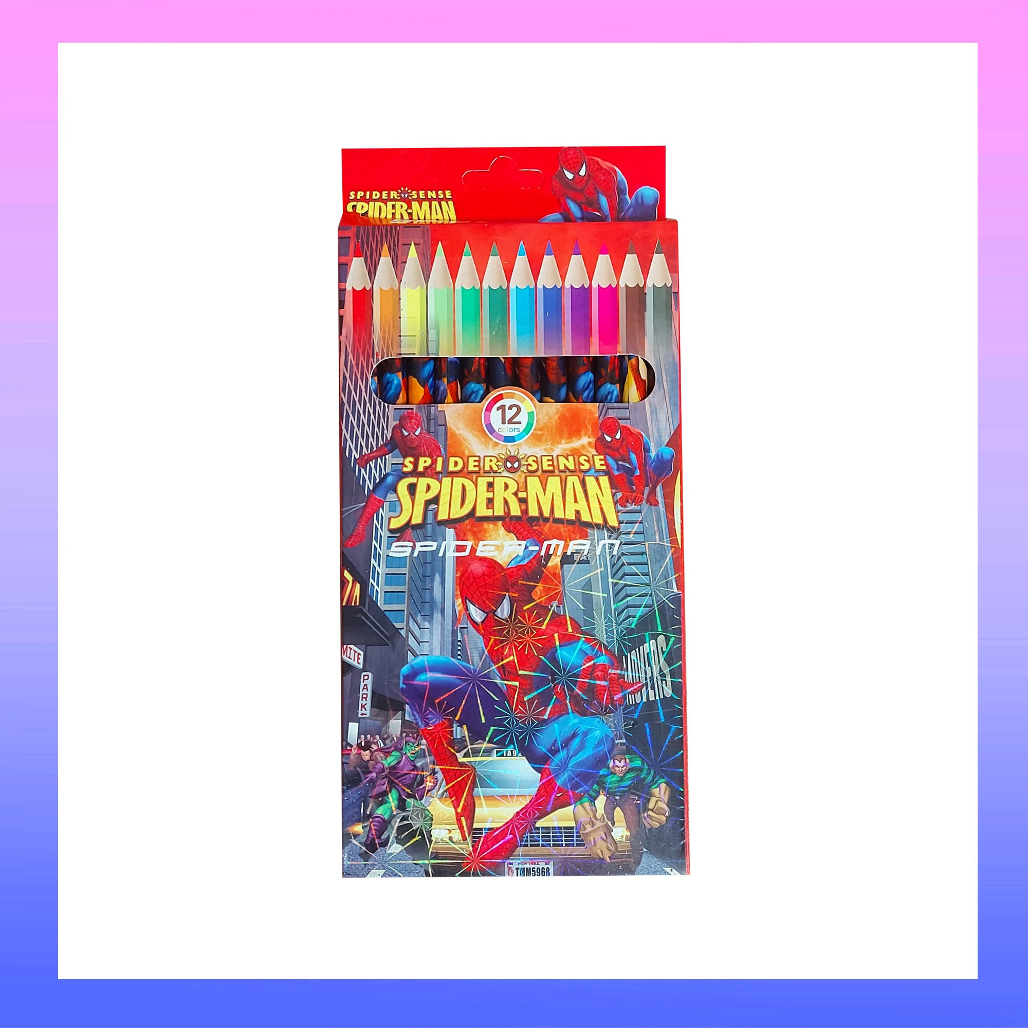 12 Colors Disney Mickey Mouse Frozen Pencil Cute Animation Theme ...