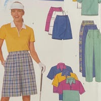 Skort Sewing Pattern, Tennis Dress Pattern, Golf Dress Pattern, Stretch ...