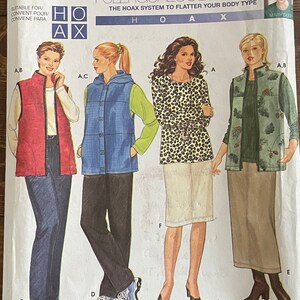 Simplicity 9321, Size (18-24), Hoax System by Mary Duffy, Vest, Pants ...