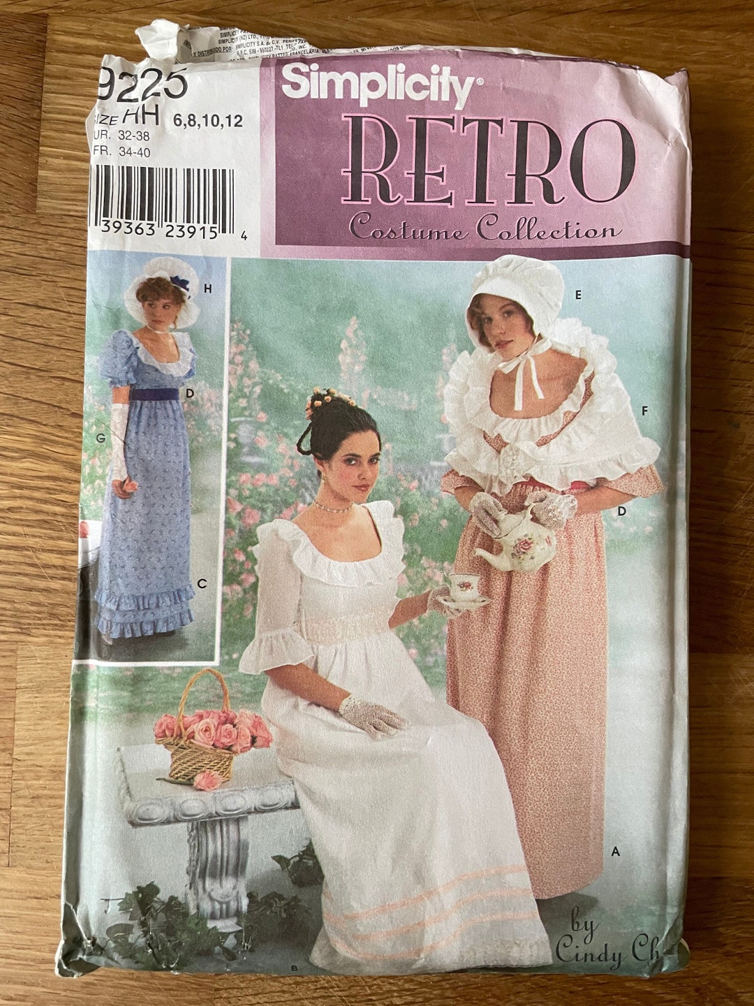 Simplicity 9225, Size (6-8-10-12), Women’s Retro Dresses 19th Century ...