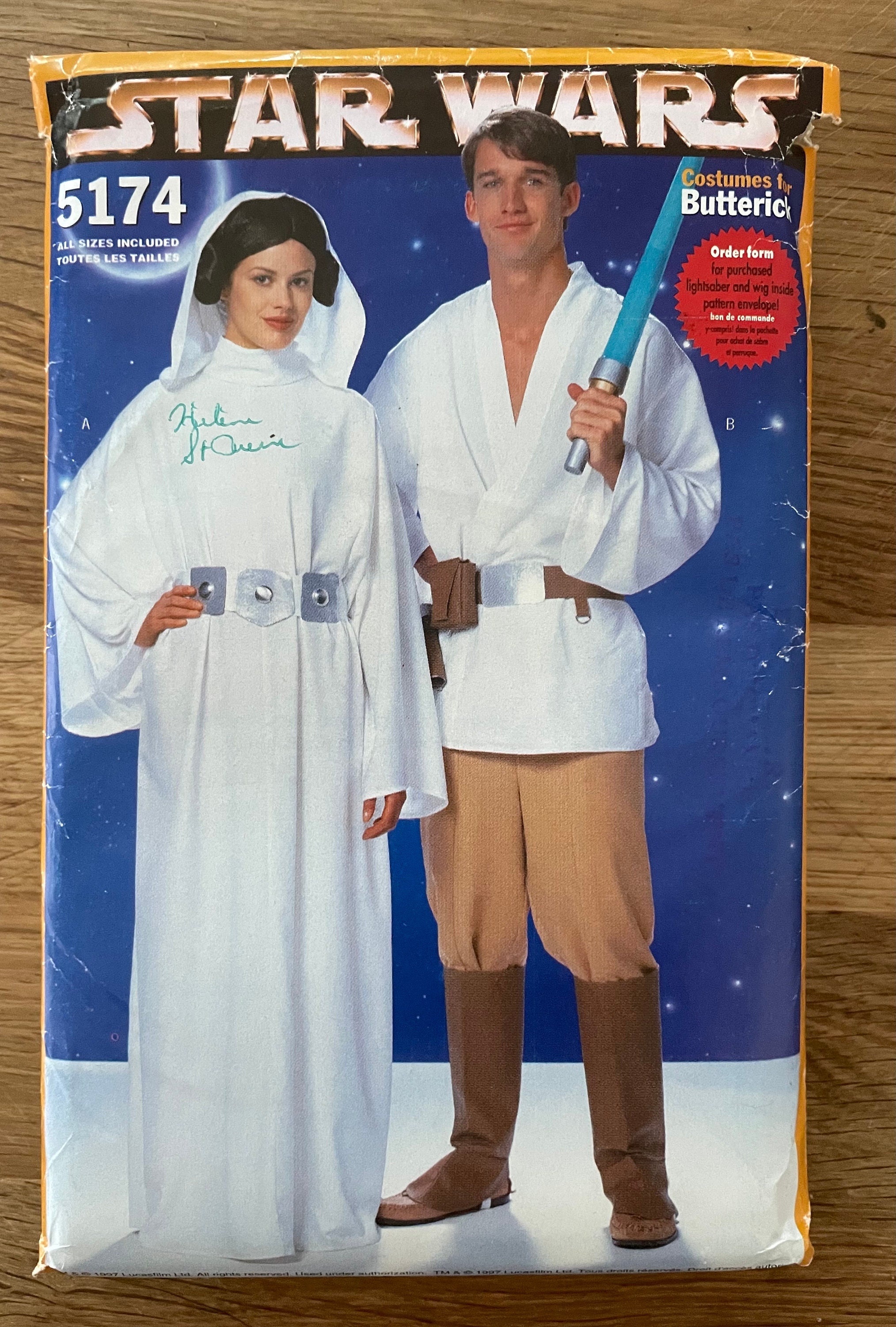 Butterick 5174, Adult All Size, Star Wars Costumes, Vintage 1997 - Etsy
