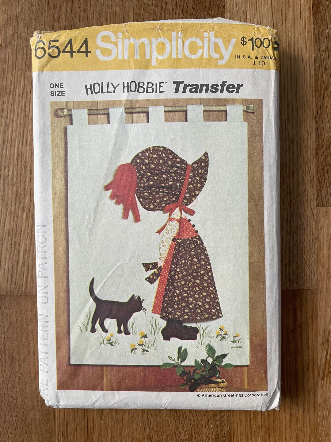Simplicity 6544, Holly Hobbie Quilt, Wall Hanging Girl, 70’s Vintage ...