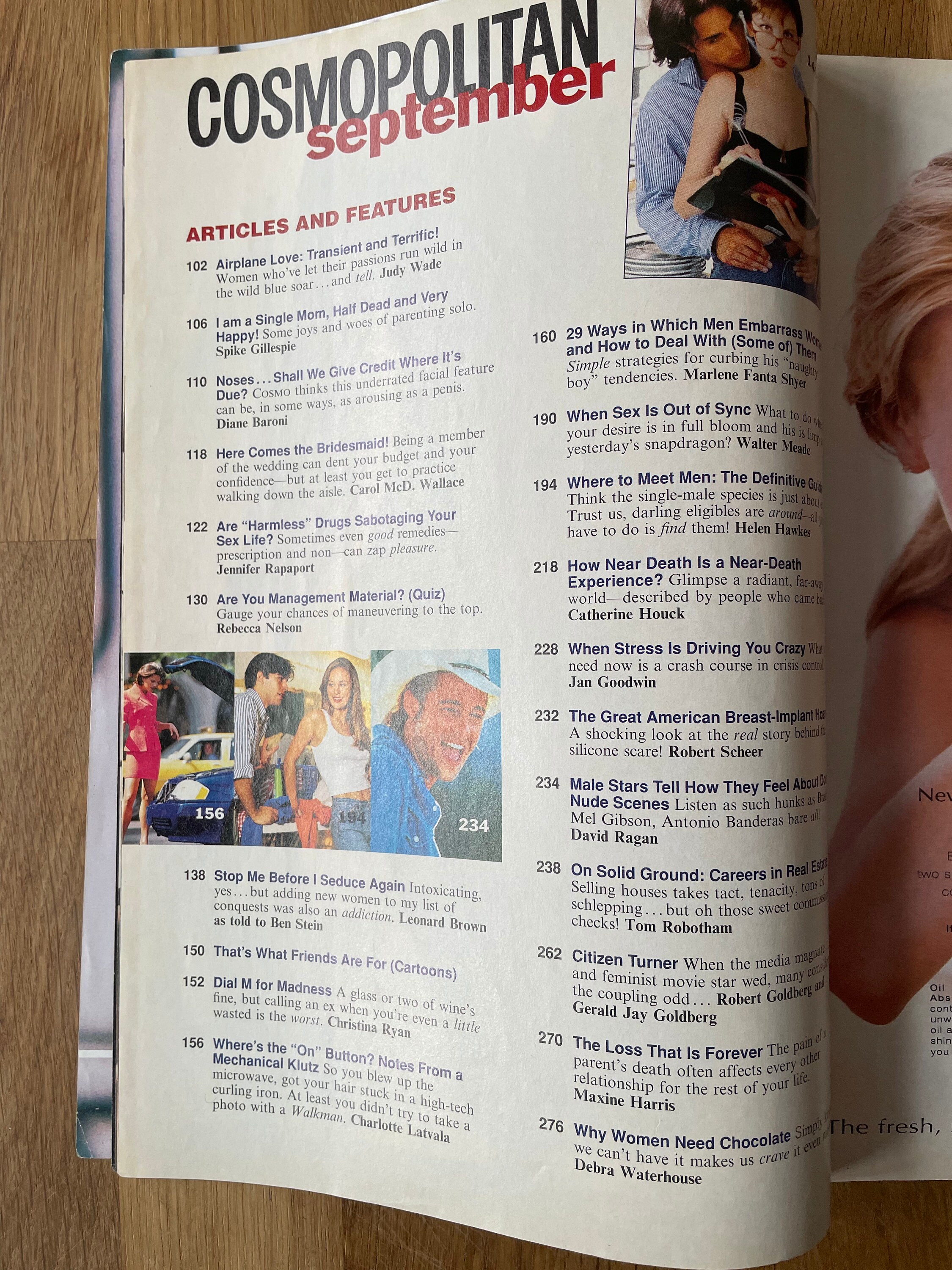 Cosmopolitan, September 1995 Magazine Cover Karen Mulder - Etsy