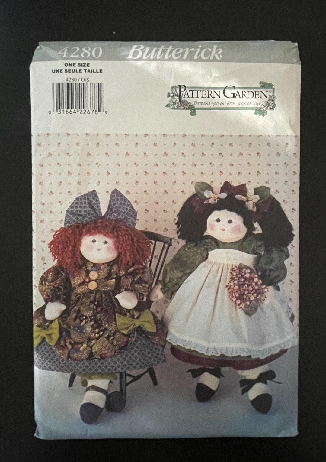 Butterick 4280, Dolls, Pattern Garden, Uncut Sewing Pattern - Etsy