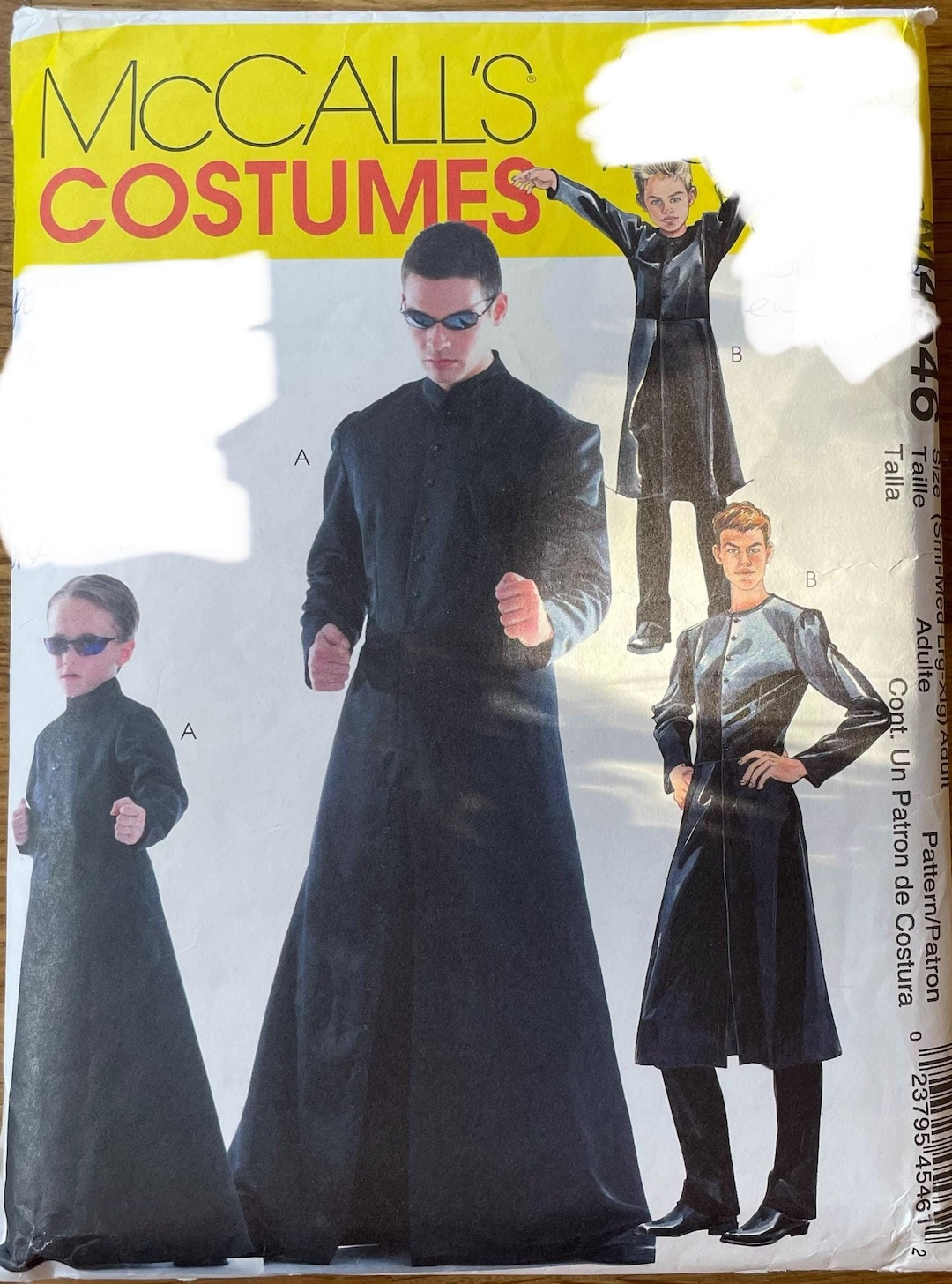 Mccall’s 4546, All Sizes Duster Coat, Men’s Costumes Sewing Pattern - Etsy