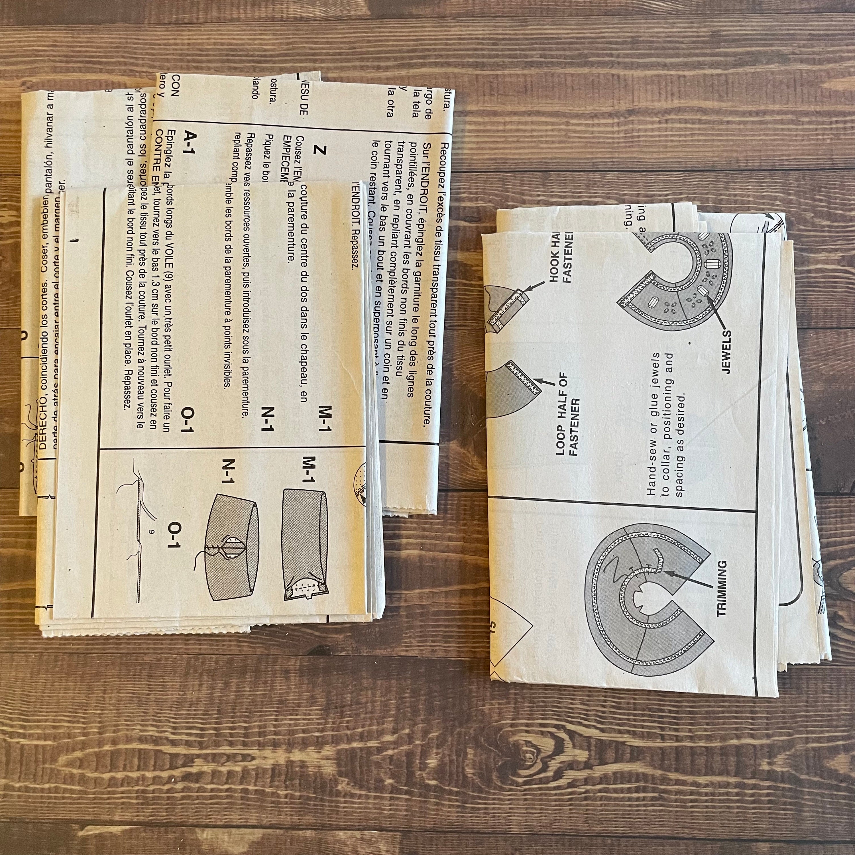 Mccalls Pattern 9559 Costume/ Womens Size Small, Medium or Large, Genie ...