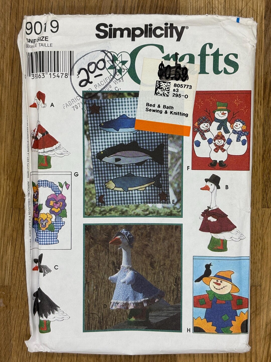 Simplicity Crafts 9019, One Size , Flags and Lawn Geese Clothing ...
