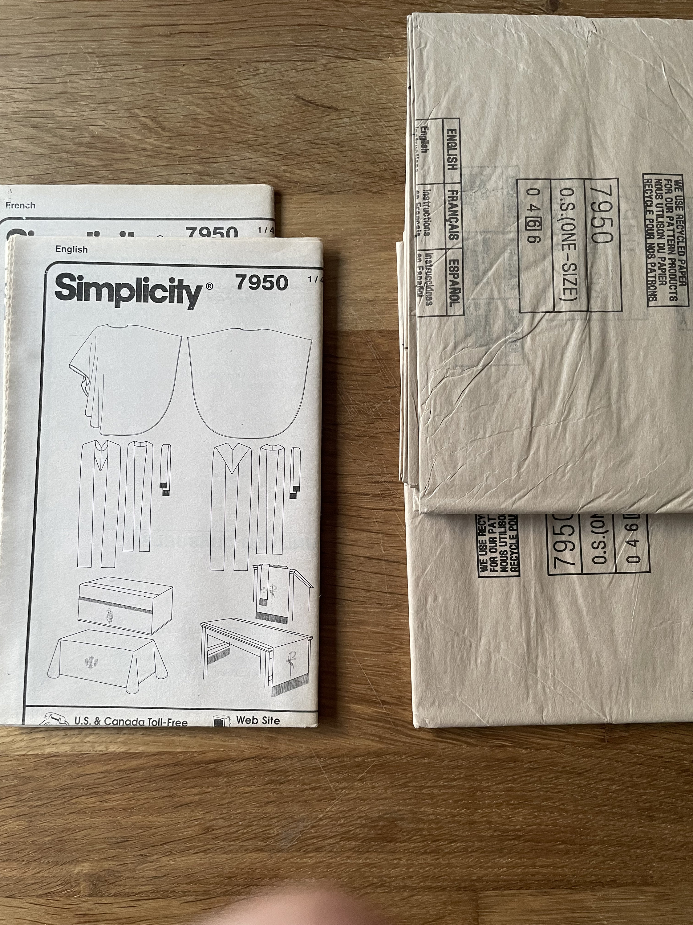 Simplicity Costume Pattern 7950, Mens All Size, Altar Clothes and ...