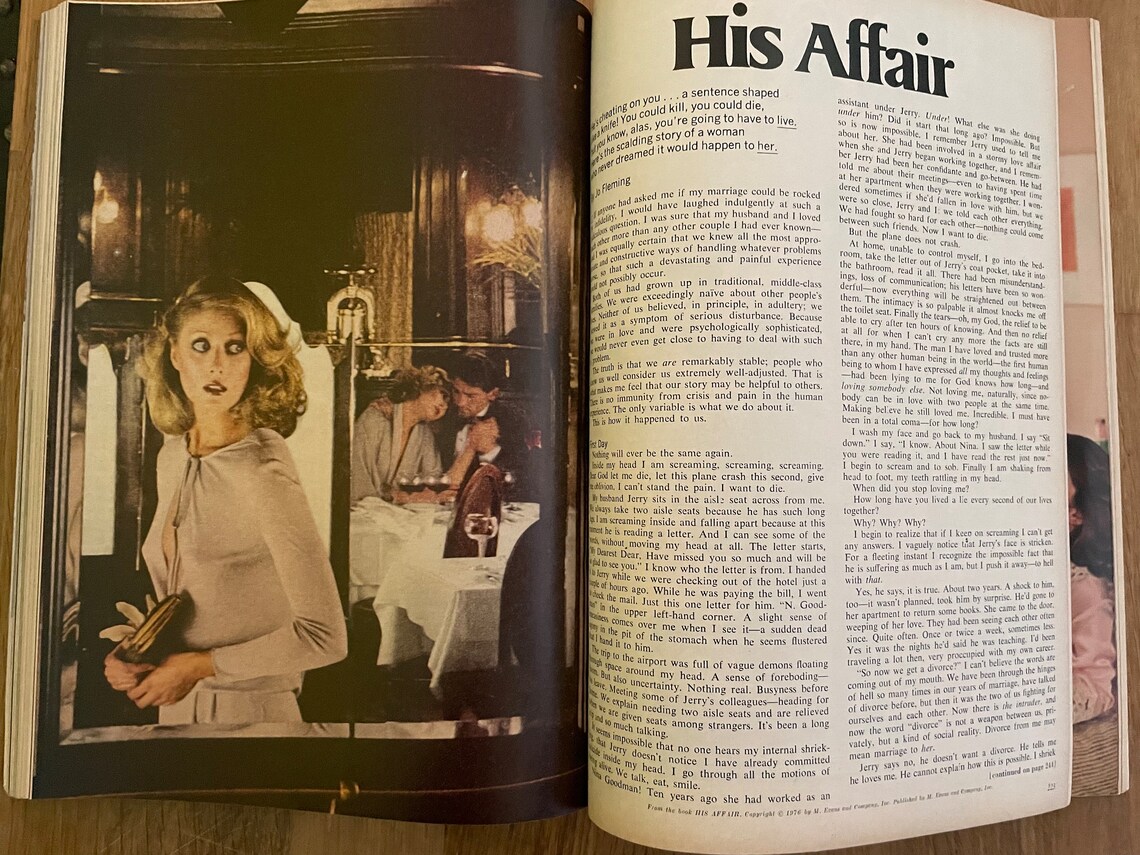 Cosmopolitan Magazine, May 1977 Cover Julie Woodson - Etsy Canada