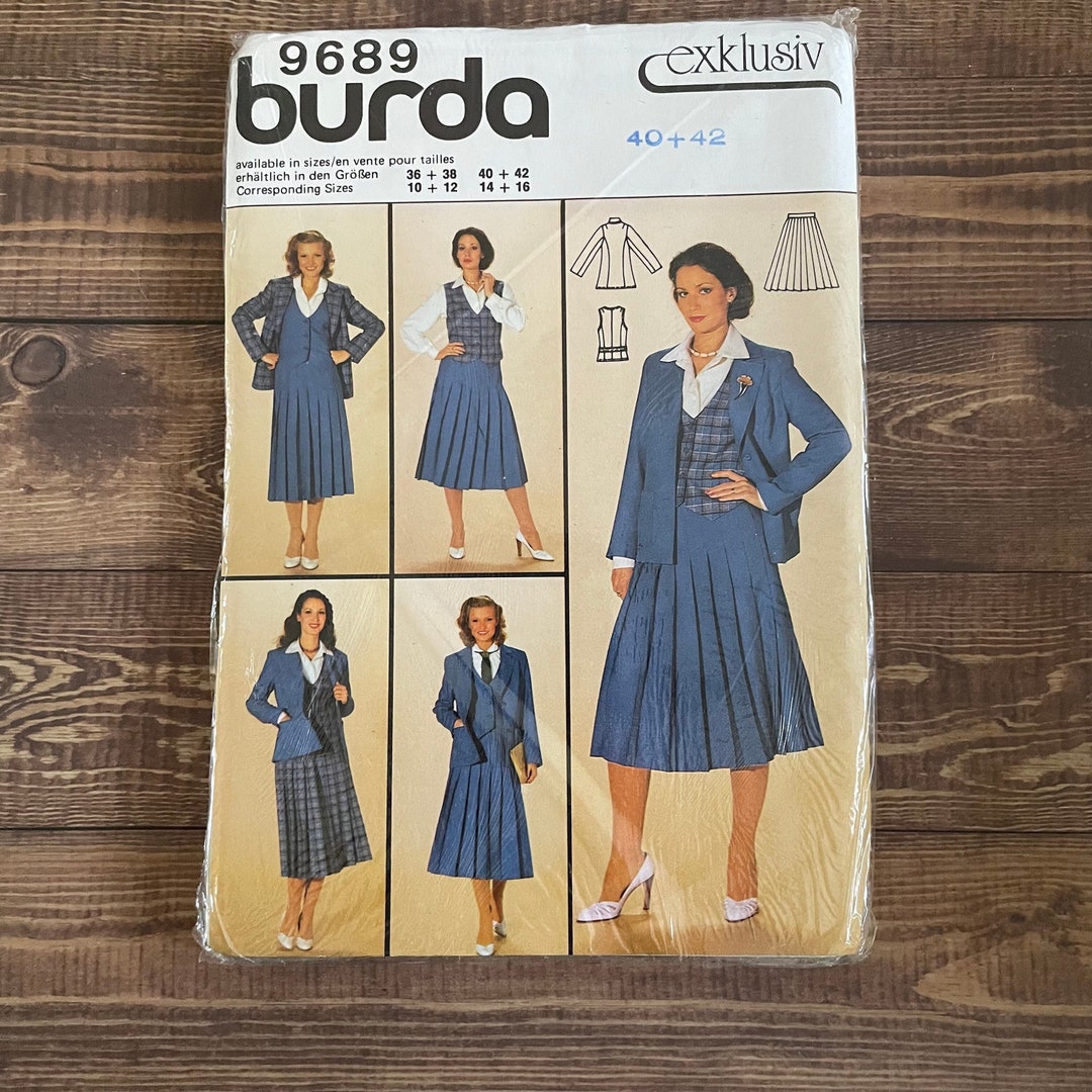 Burda 9689, Women’s Size (10-12-14-16), Three Separates With Skirt ...