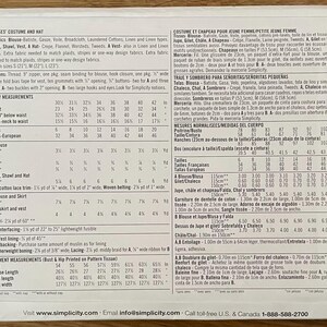 Simplicity 3623, Size (14-20), Celtic Costume, Women’s 2007 Uncut ...