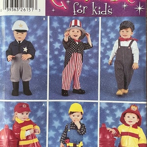 Simplicity 0602/5871 Size (1/2, 1, 2, 3), Role Play Costumes, Toddlers ...